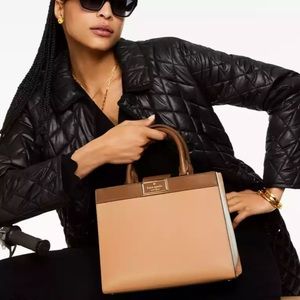 kate spade | Bags | Kate Spade Reegan Colorblock Satchel Crossbody Bag ...